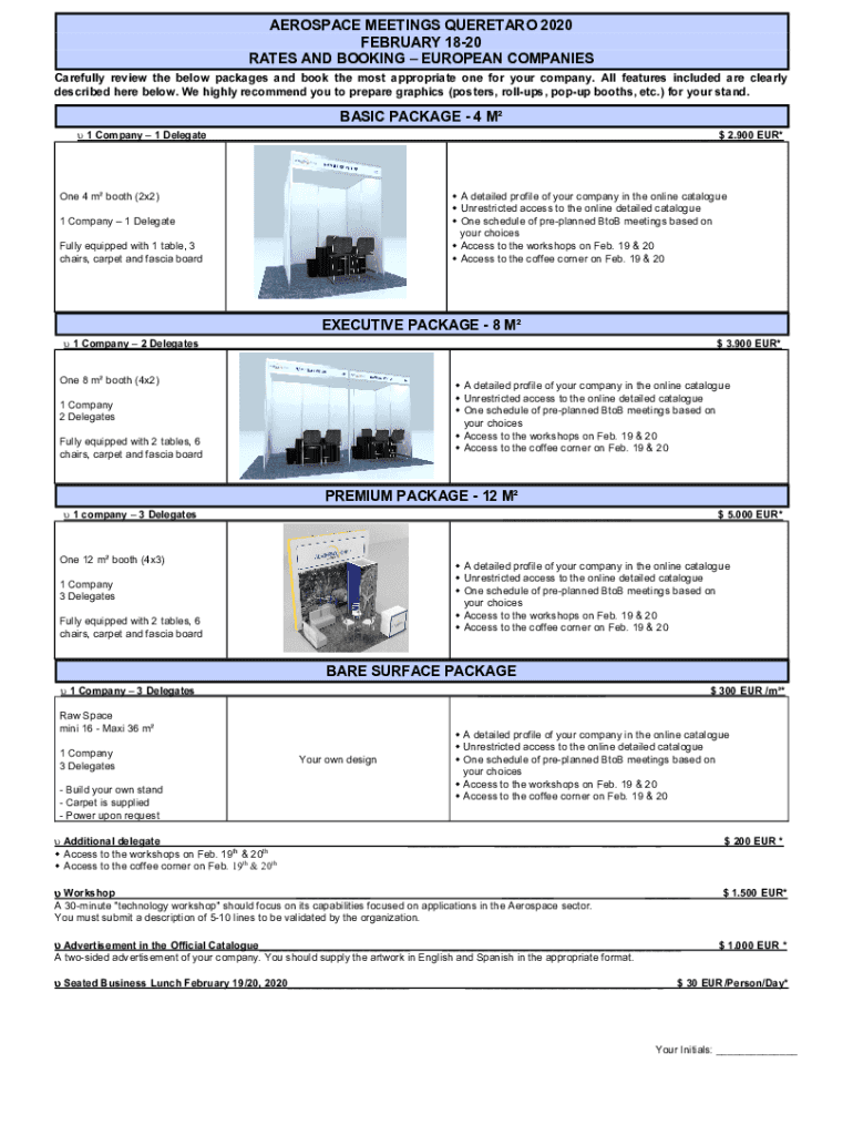 Fillable Online Aero QRO 2020 - Registration form EUR companies - PO ...