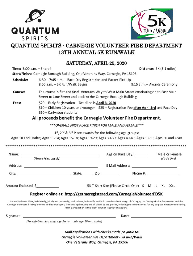 Fillable Online 2020-5K-REGISTRATION-FORM (2) Fax Email Print - pdfFiller