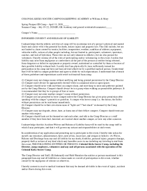 Fillable Online Informed Consent and Release of Liability Form Fax Email Print - pdfFiller