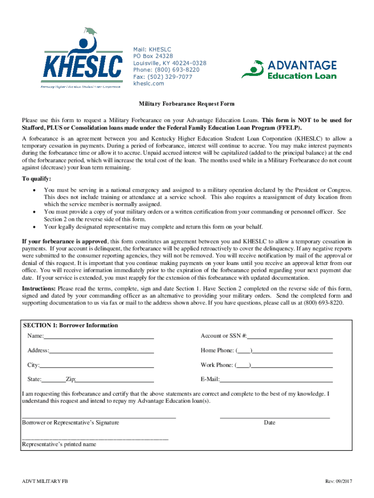 Fillable Online Mail: KHESLC PO Box 24328 Louisville, KY 40224-0328 ...