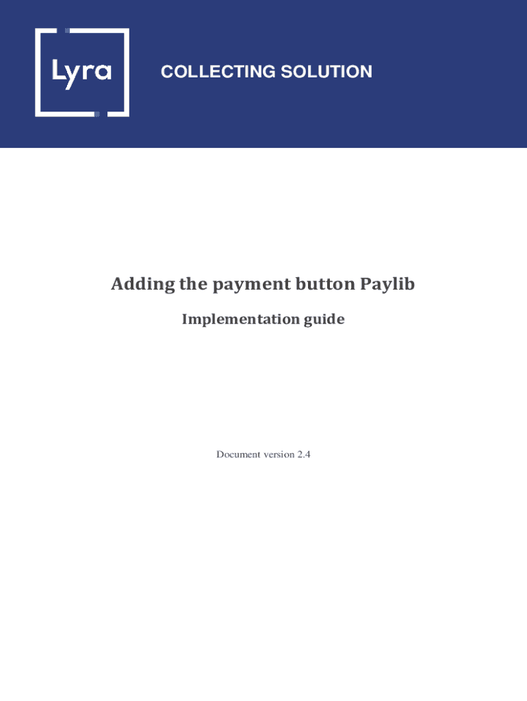 Fillable Online Generating a payment form - Lyra Fax Email Print ...