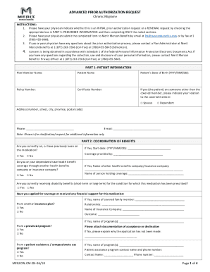 Fillable Online ADVANCED PRIOR AUTHORIZATION REQUEST Chronic Migraine ...