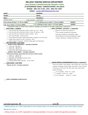 Fillable Online 2020 SPRING COMM FORM.xlsx Fax Email Print - pdfFiller