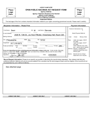 Fillable Online Sample California Public Records Act Request Letter ...