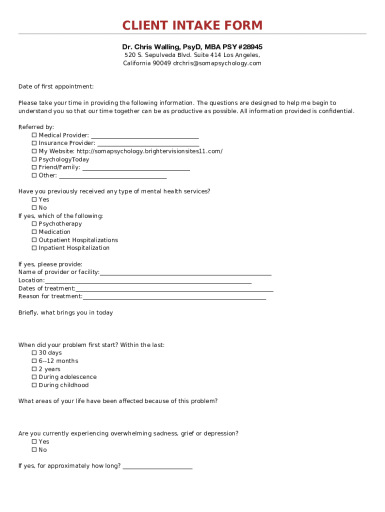 Fillable Online SCREENING TOOLS - ibhpartners.orgThis sample inpatient ...