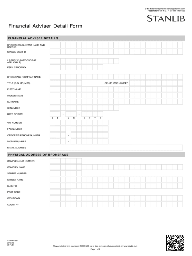 Fillable Online Stanlib Login - Fill Online, Printable, Fillable ...