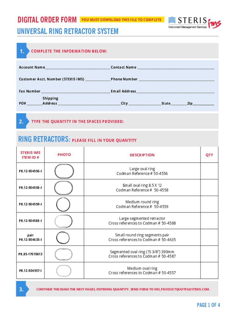Fillable Online DIGITAL ORDER FORM YOU MUST DOWNLOAD THIS ... - Home ...