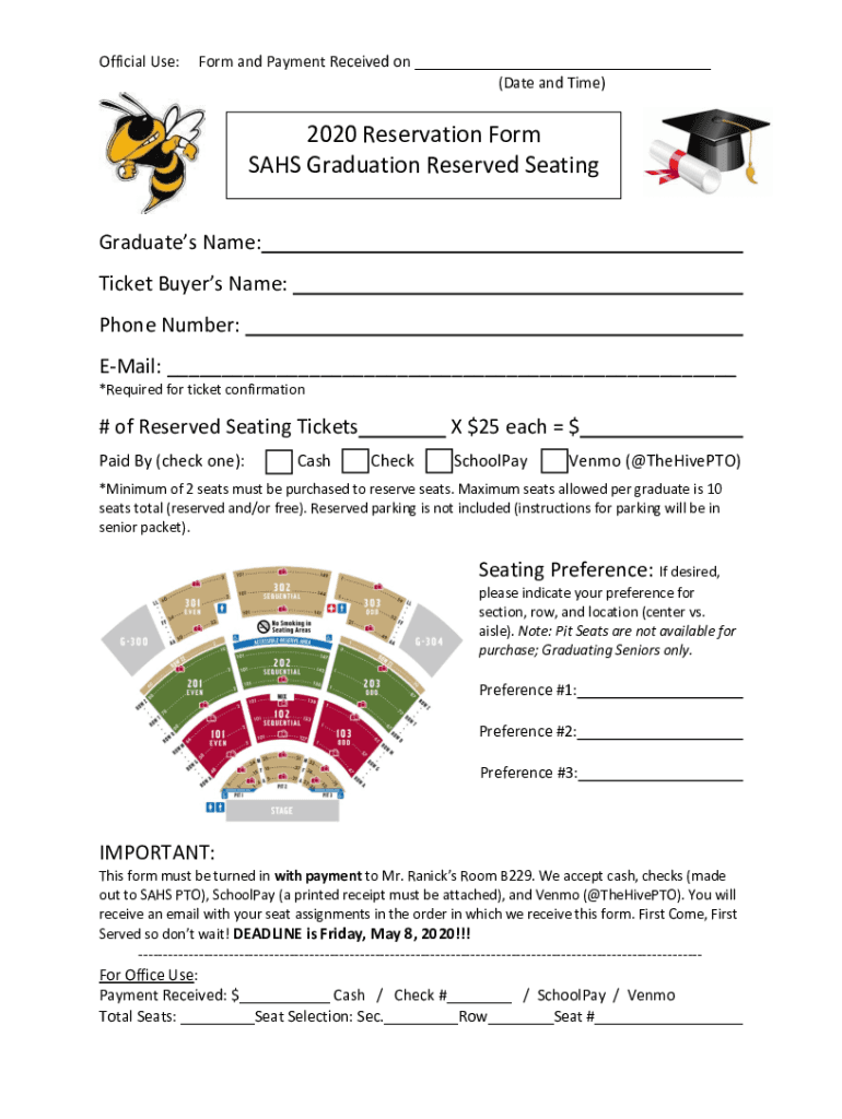 Fillable Online GRADUATION NEWS St. Augustine High School Reserved ...