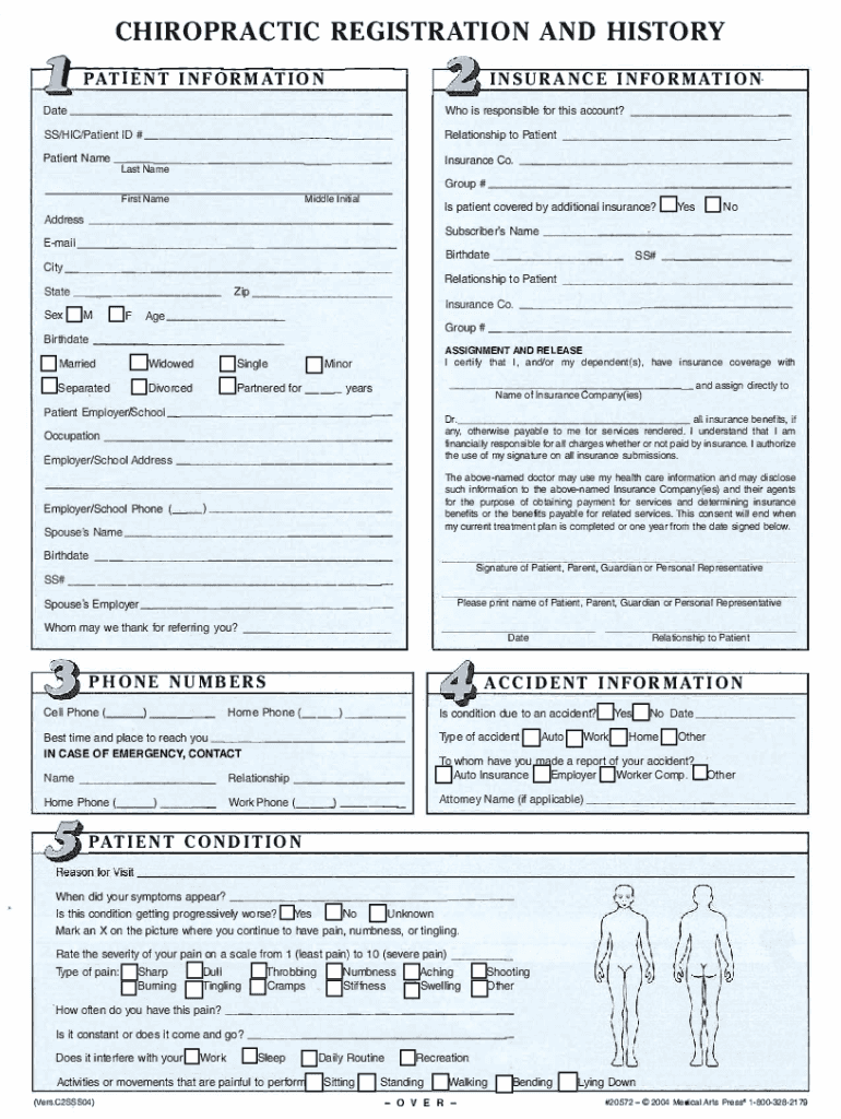 Fillable Online Lake Norman Chiropractic Intake Forms - Vortala Fax ...
