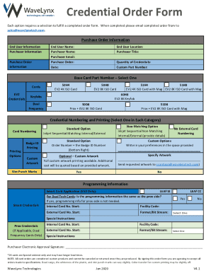 Fillable Online Are You Ordering Your Credentials Correctly? Fax Email ...