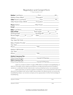 Fillable Online A. Registration and Consent Form .docx Fax Email Print ...