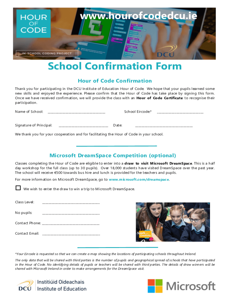 Fillable Online School Confirmation Form Fax Email Print - pdfFiller