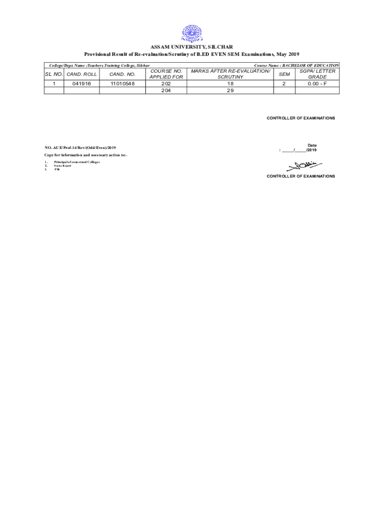 Fillable Online TDC Form Final - ausexamination.ac.in Fax Email Print ...