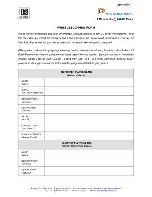 Fillable Online Please provide the following details for any Improper ...