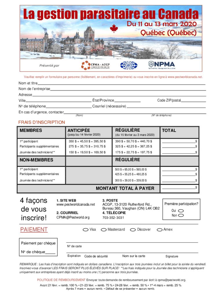 Remplissable En Ligne Instructions pour remplir le formulaire de ...