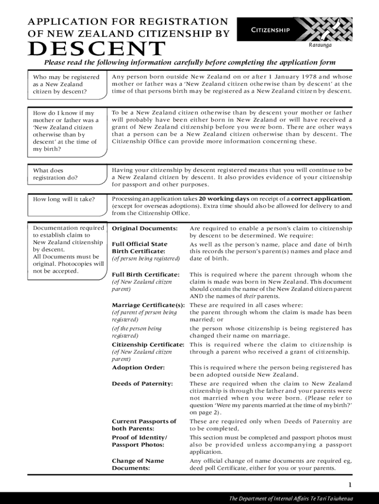 Fillable Online Fillable Online dia govt Application for Registration ...