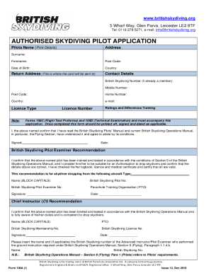 Fillable Online Amended Form 108A -Pilot Application Fax Email Print ...