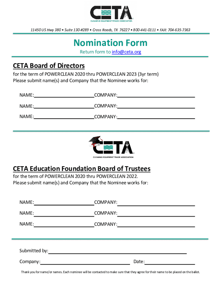 Fillable Online Technical Expert Panel Nomination Form Template CMS MMS ...