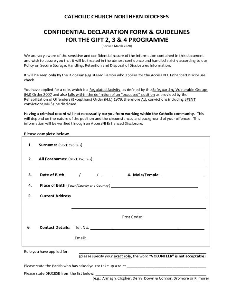 Fillable Online Confidentiality Agreement (3 Samples ... - Free Church ...