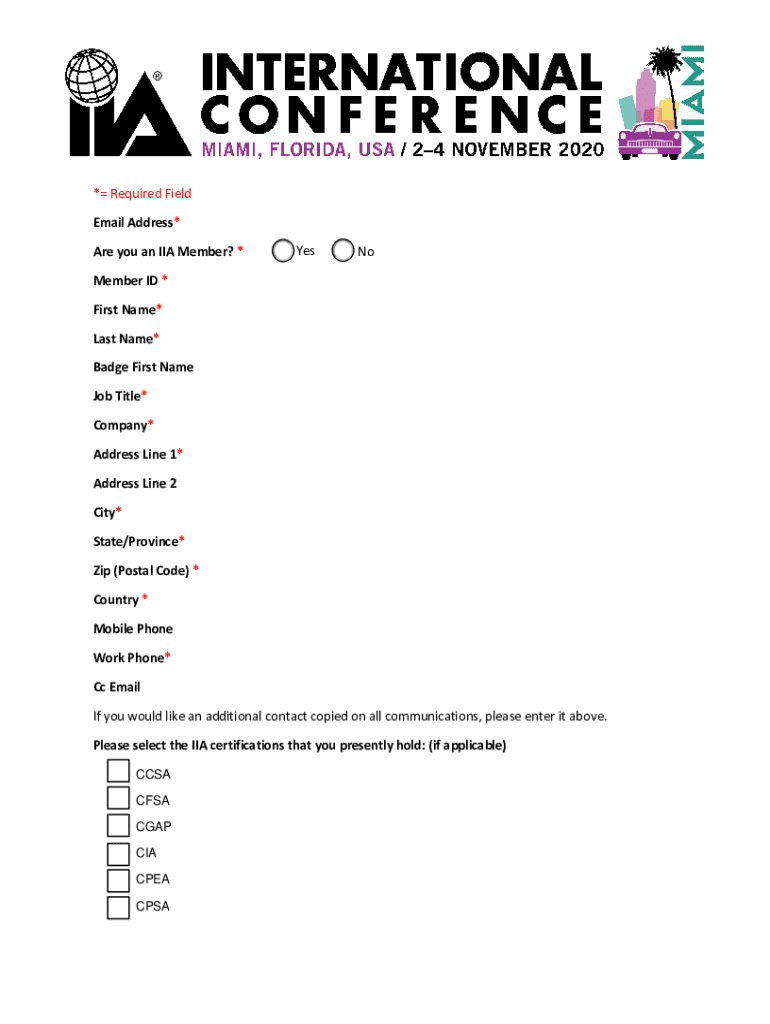 Fillable Online ic globaliia Frequently Asked Questions - The Institute ...
