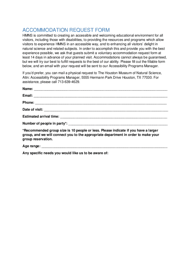 Fillable Online Sample Forms - Job Accommodation NetworkADA/Reasonable ...