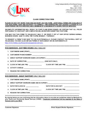 Fillable Online 2020 Correction Form Fax Email Print - pdfFiller