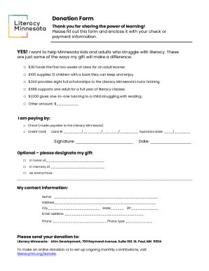 Fillable Online 120+ Donation FormsJotForm120+ Donation ...