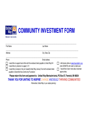 Fillable Online Community Investment Tax Credit (CITC) Program - The ...