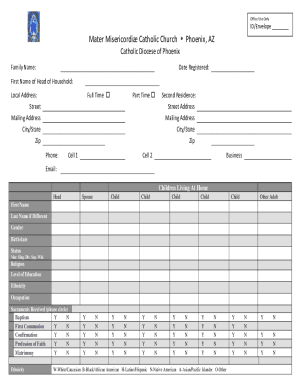 Fillable Online Parish Registration forms 2021 - new - St. Patrick ...