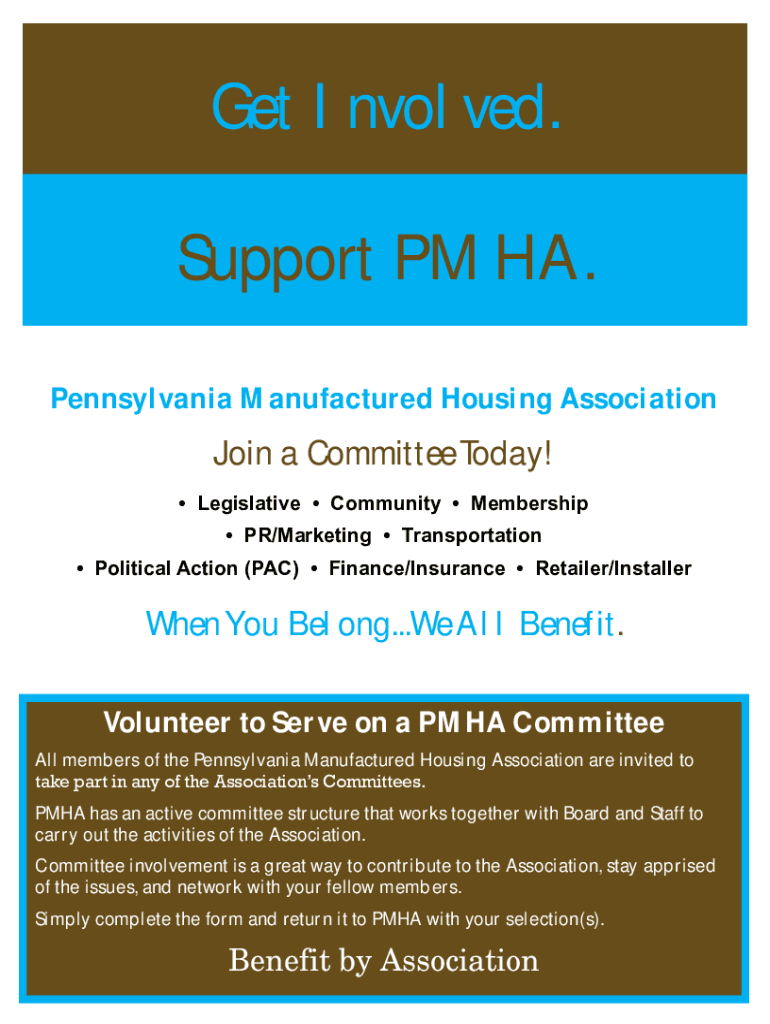 Fillable Online I encourage everyone to become part of PMA's community ...