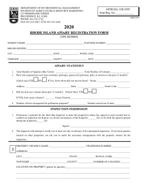 Fillable Online 2019 Rhode Island Registration Form Fax Email Print ...