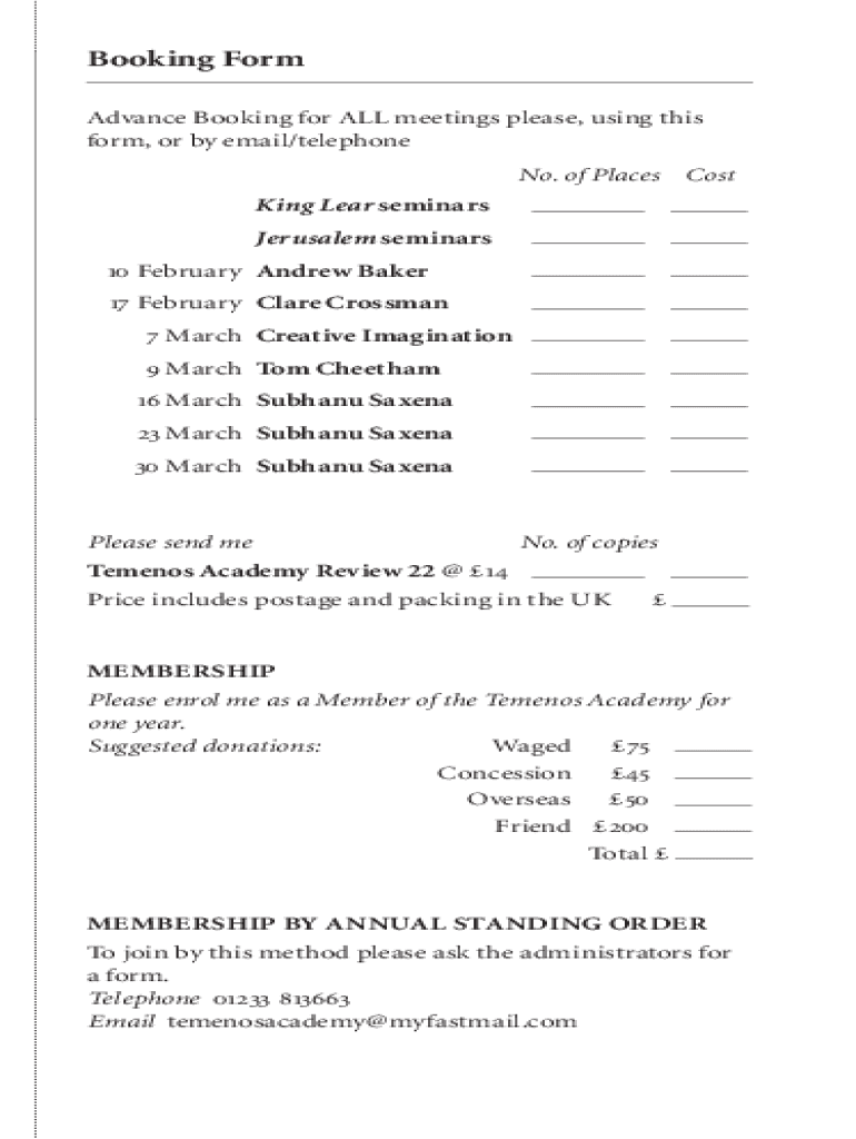 Fillable Online 8 Free Sample Advance Booking Receipt Templates ...