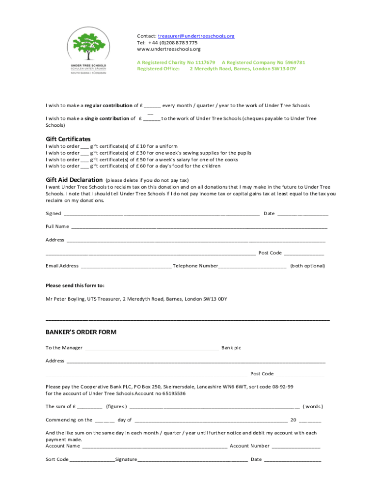 Fillable Online Schools Donation Form Fax Email Print - pdfFiller