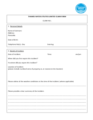 Fillable Online Thames water payment line - solevicta.pl Fax Email ...