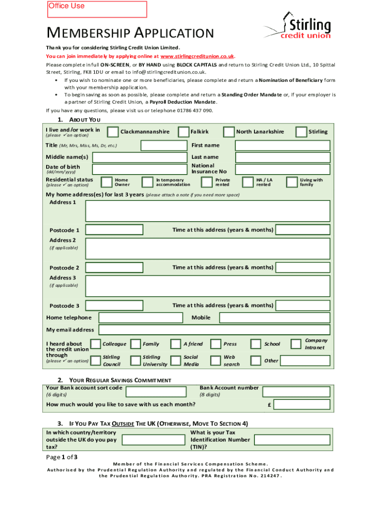 Fillable Online Credit Union Letter TemplateThe Credit Union Difference ...