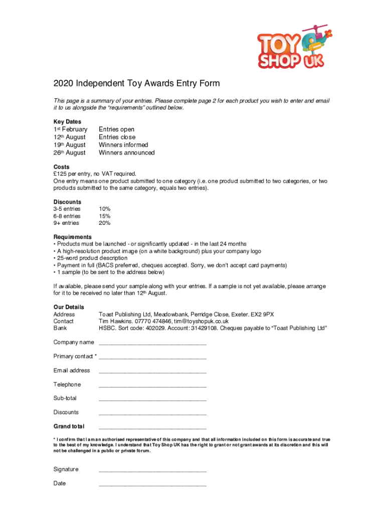 Fillable Online ita-entry-form Fax Email Print - pdfFiller