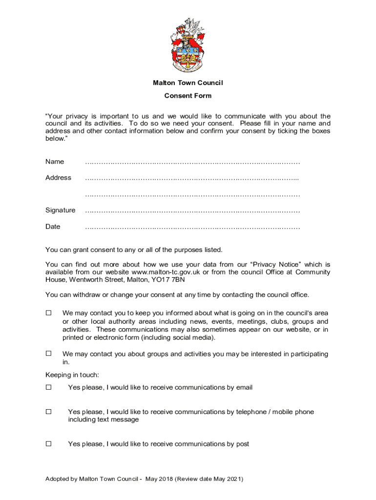 Fillable Online MTC.Consent Form.doc Fax Email Print - pdfFiller