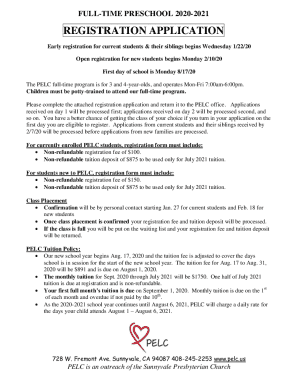 Fillable Online How to Register Your Child for SchoolFREE 19+ Preschool ...