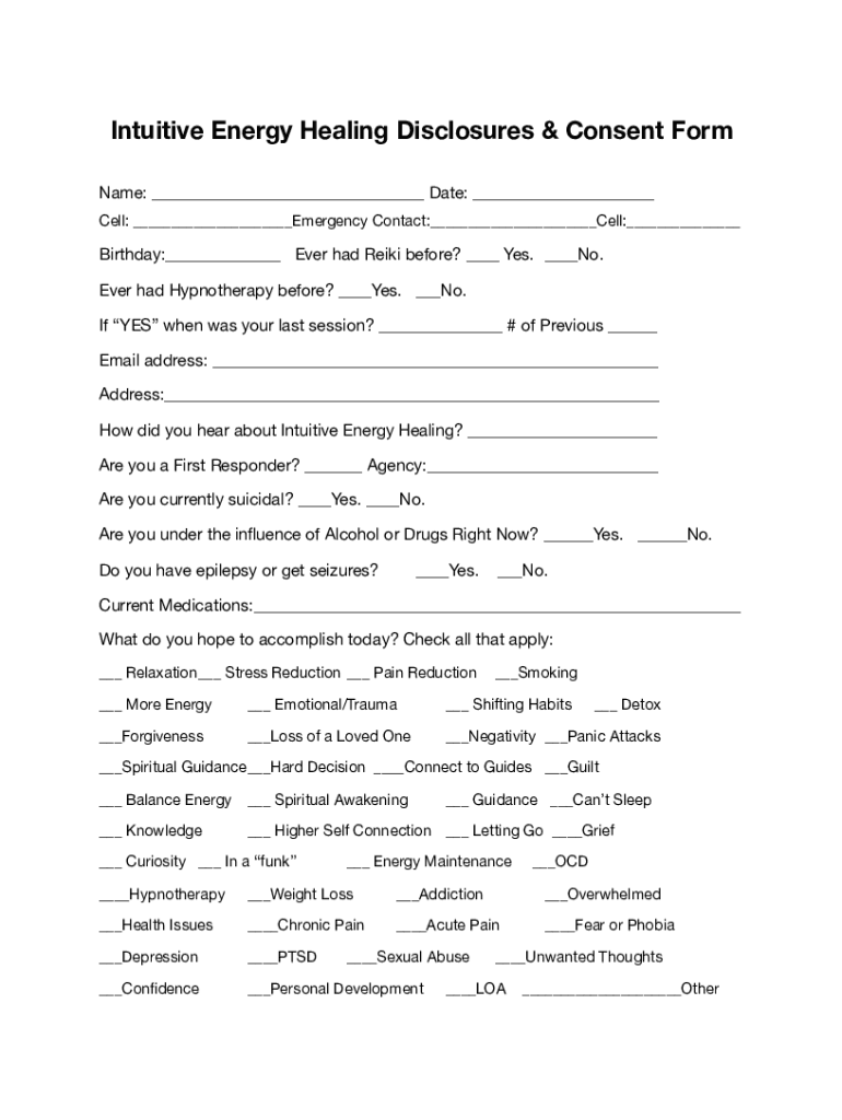 Fillable Online IEH Intake Form Fax Email Print - pdfFiller