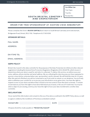 Fillable Online Arboretum Form Fax Email Print - pdfFiller