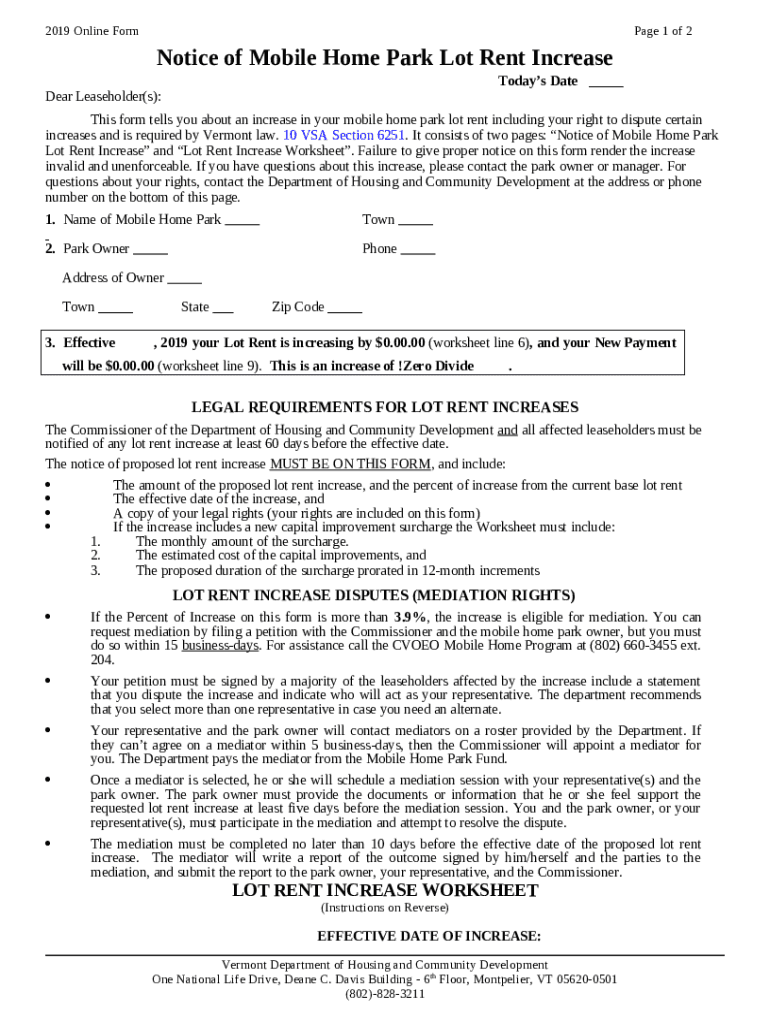 46 Friendly Rent Increase Letters (Free Samples) ? Doc Template | pdfFiller