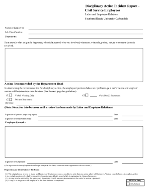 FREE 17 + Disciplinary Report s in MS WordPDF ...FREE 12+ Employee ...