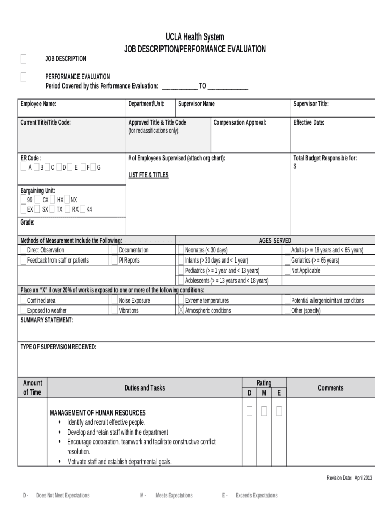 47 Job Description Templates & Examples ? Doc Template | pdfFiller