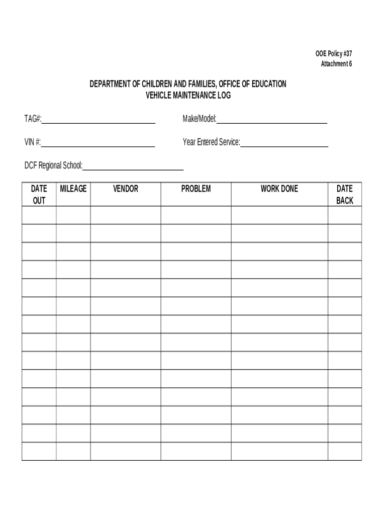 Use of State Vehicles - DCF-III-E-1-01-2014 Doc Template | pdfFiller