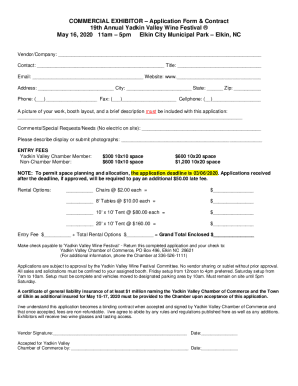 Fillable Online COMMERCIAL Application Form & Contract Fax Email Print ...