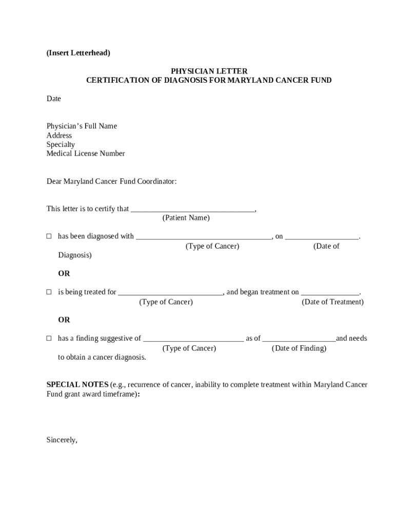 Letterhead - Maryland Doc Template | pdfFiller