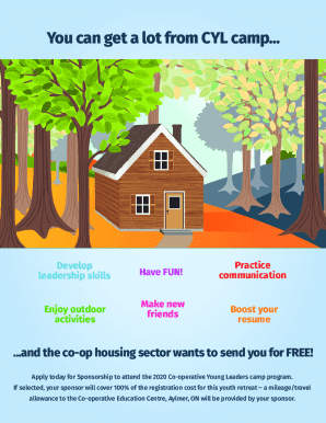 Fillable Online 2020 CYL Flyer App Form DRAFT v5 Fax Email Print - pdfFiller