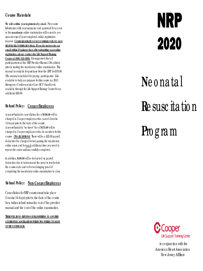 Fillable Online NRP Online Registration Form.pub Fax Email Print ...