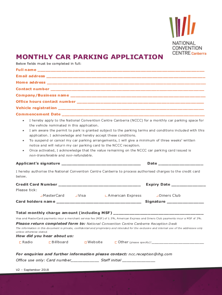 Fillable Online PDF Appendix A Sample Parking Garage Operation Manual ...