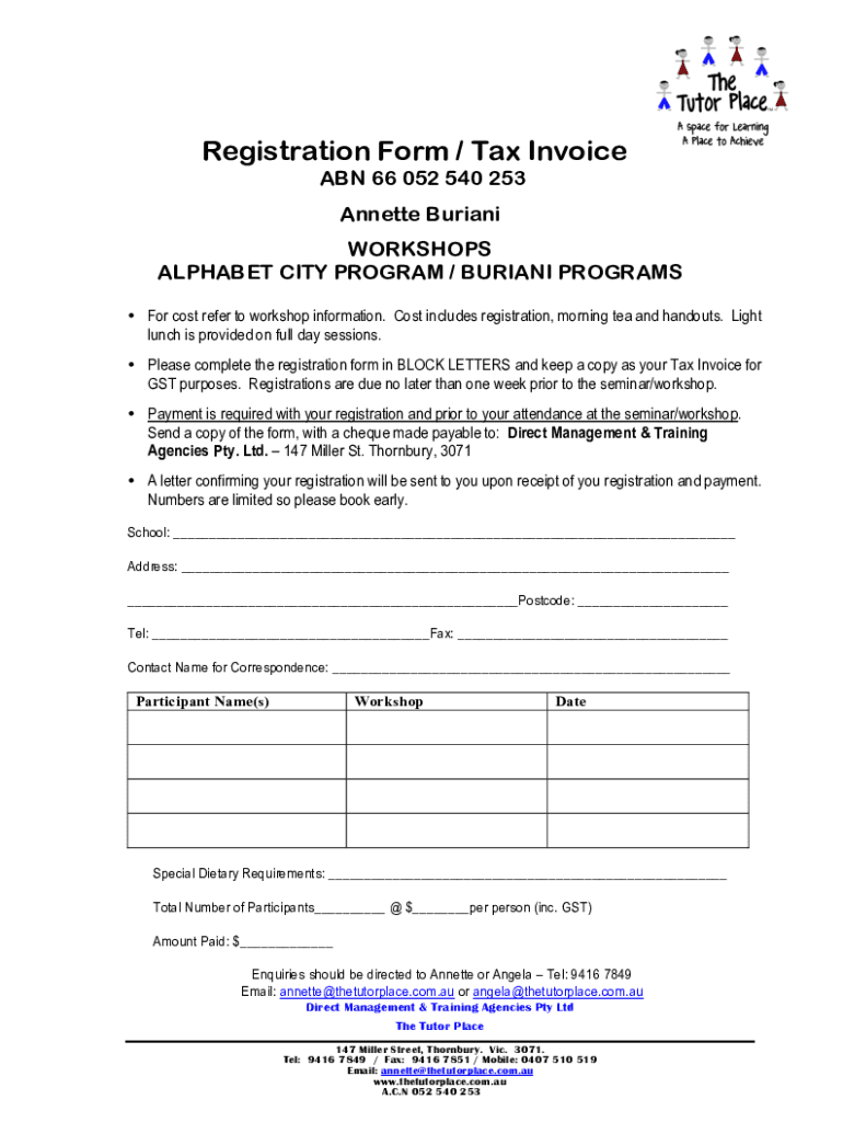 Fillable Online ABN Tax Invoice - Free Invoice Templates for ExcelHow ...